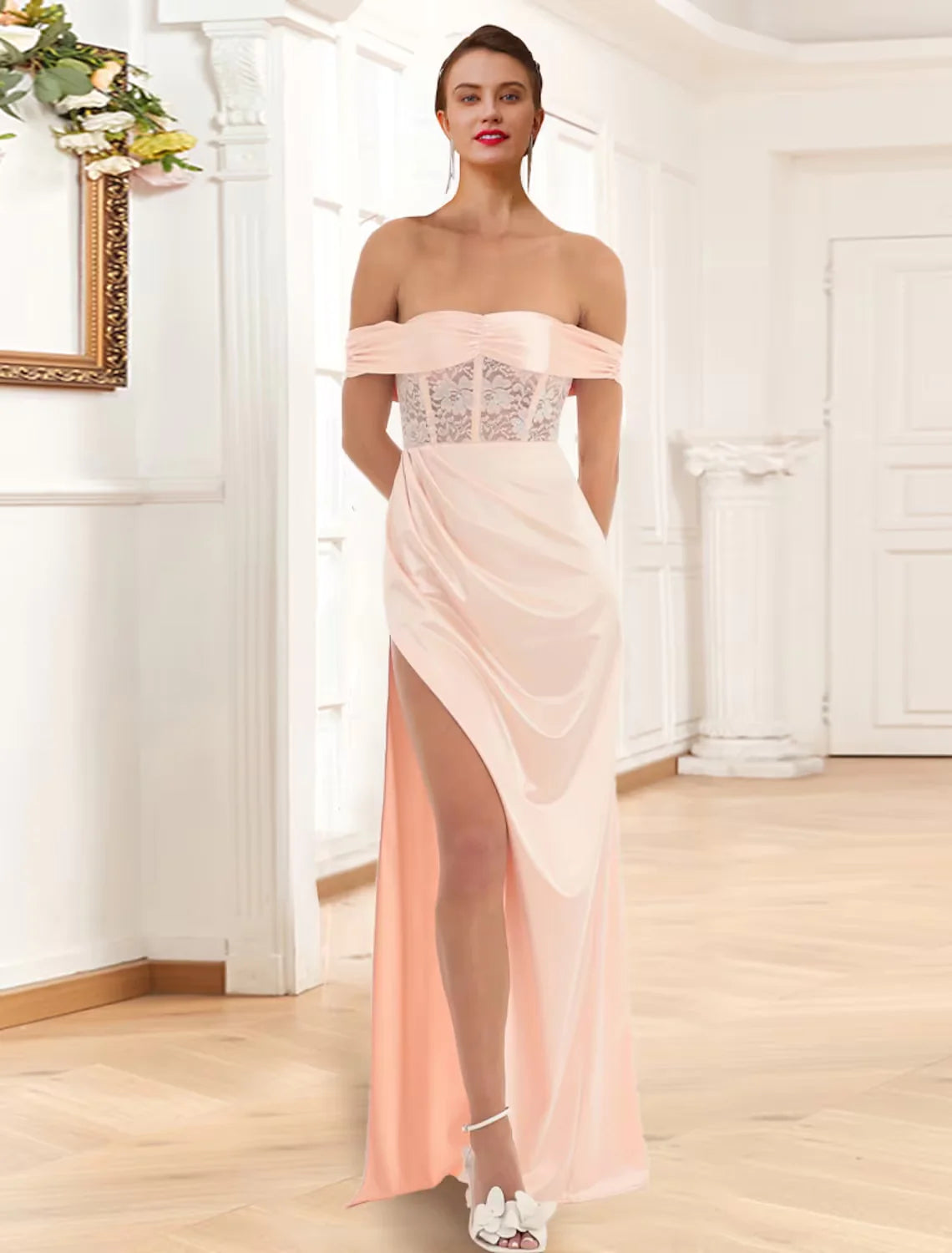 Wholesa Mermaid / Trumpet Prom Dresses Corsets Dress Party Wear Floor ...