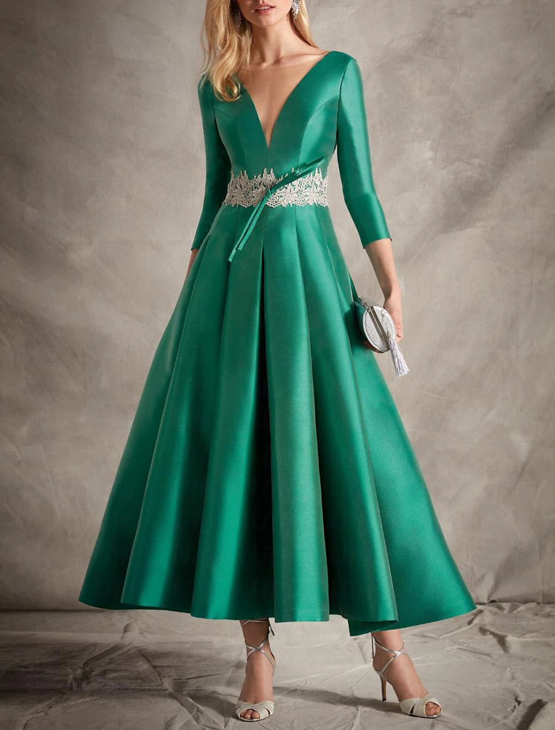 Wholesa A-Line Cocktail Dresses Elegant Dress Formal Asymmetrical 3/4 ...